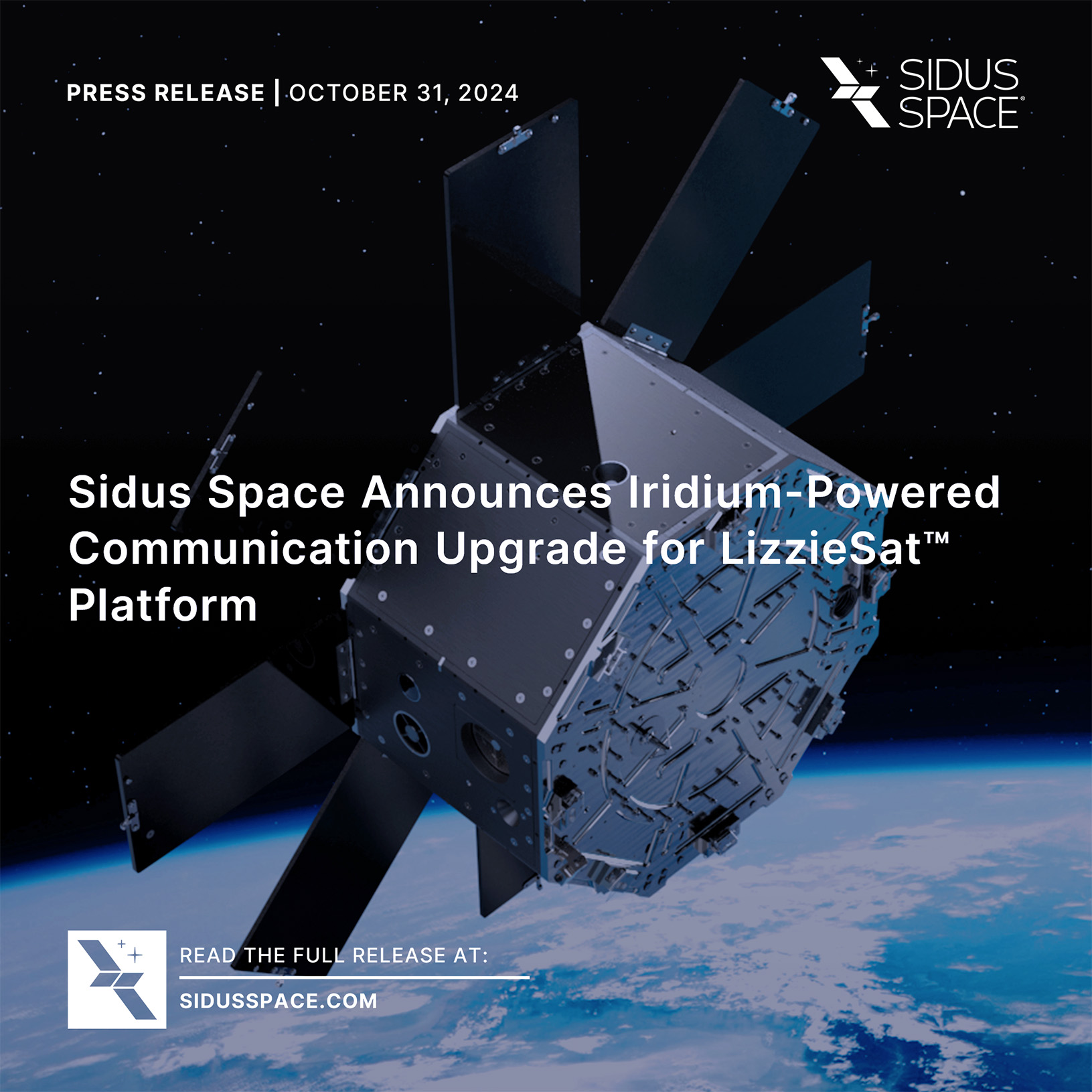 Sidus Space Announces Iridium-Powered Communication Upgrade for ...