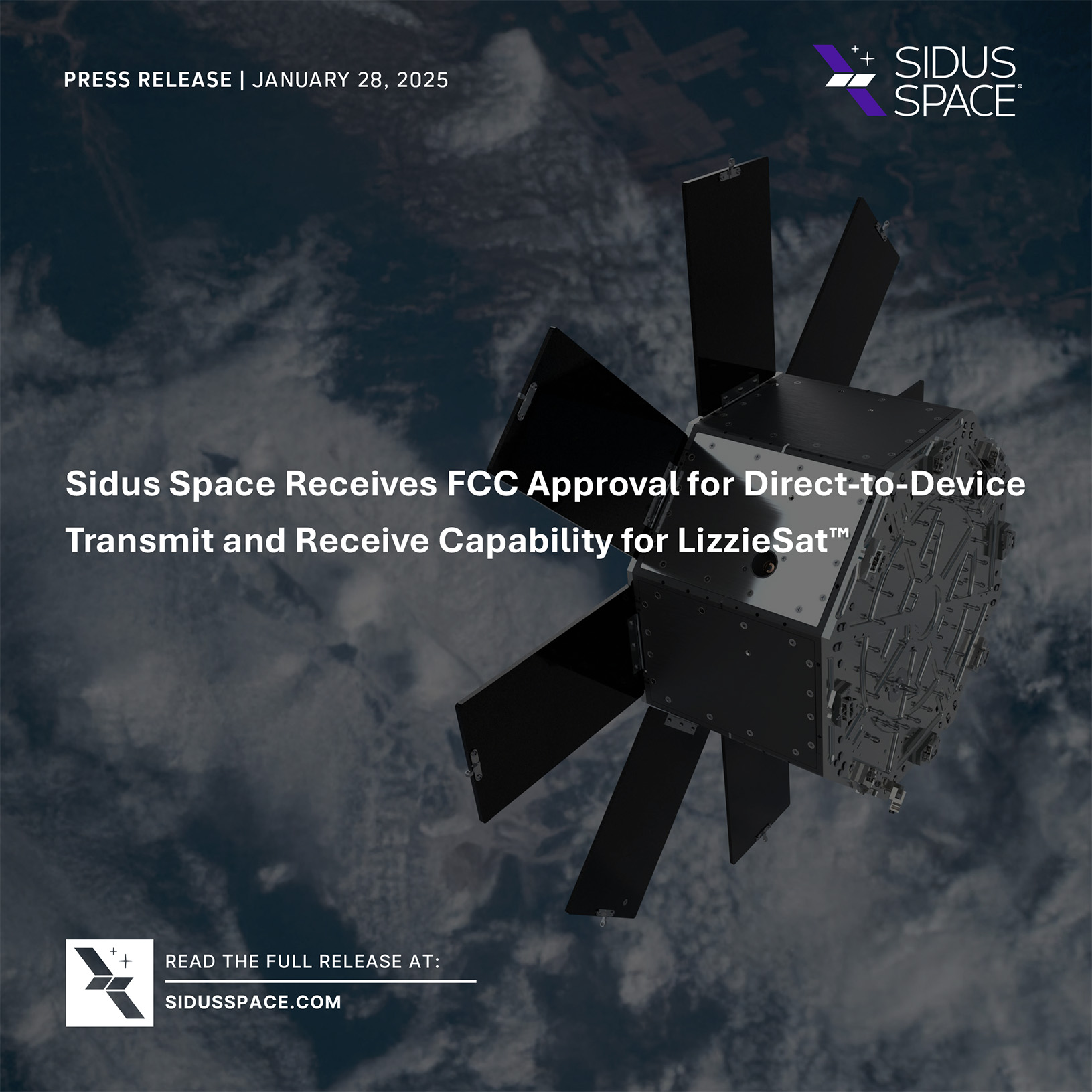 Sidus Space Receives FCC Approval for Space-to-Space Data Relay ...