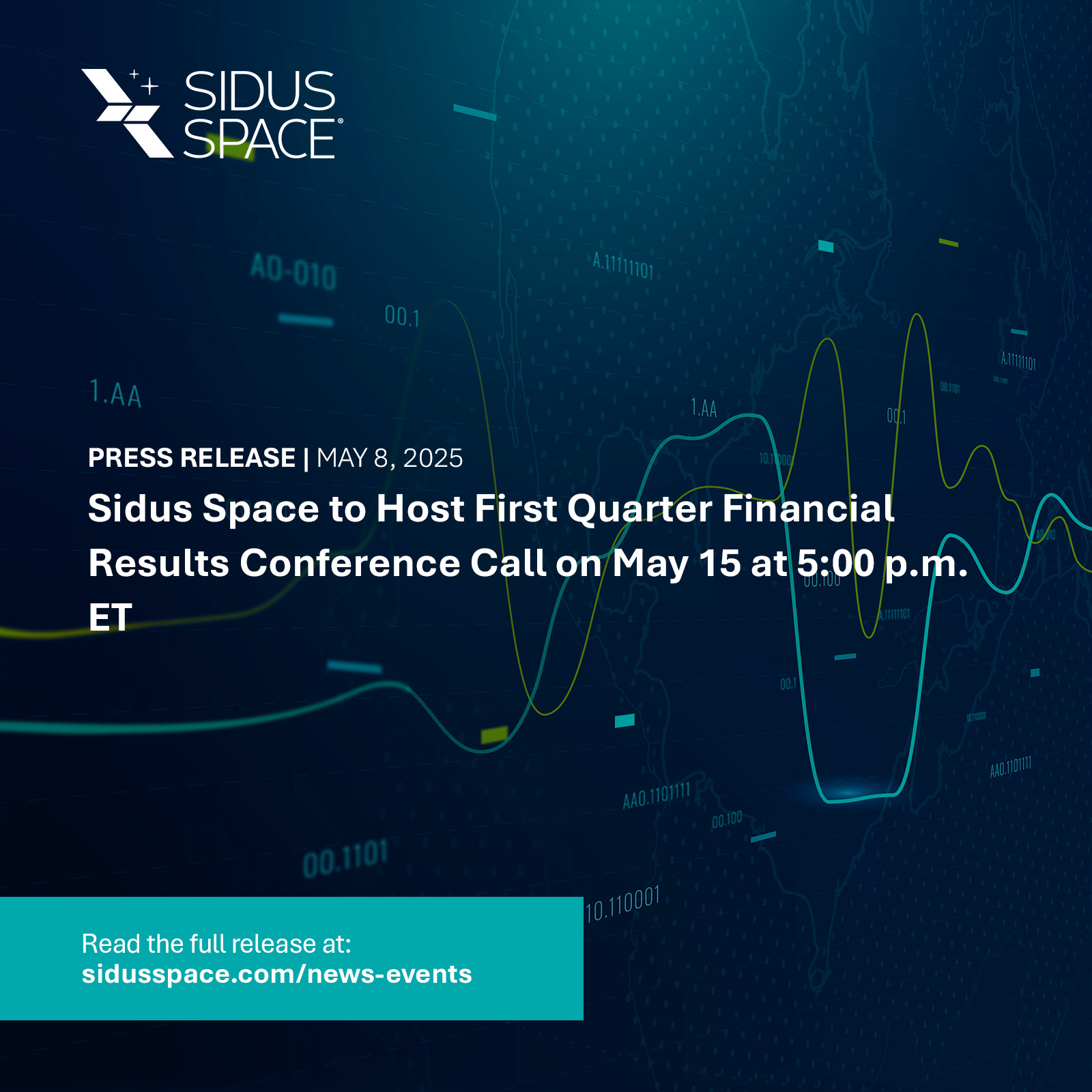 Sidus Space to Host First Quarter Financial Results Conference Call on ...