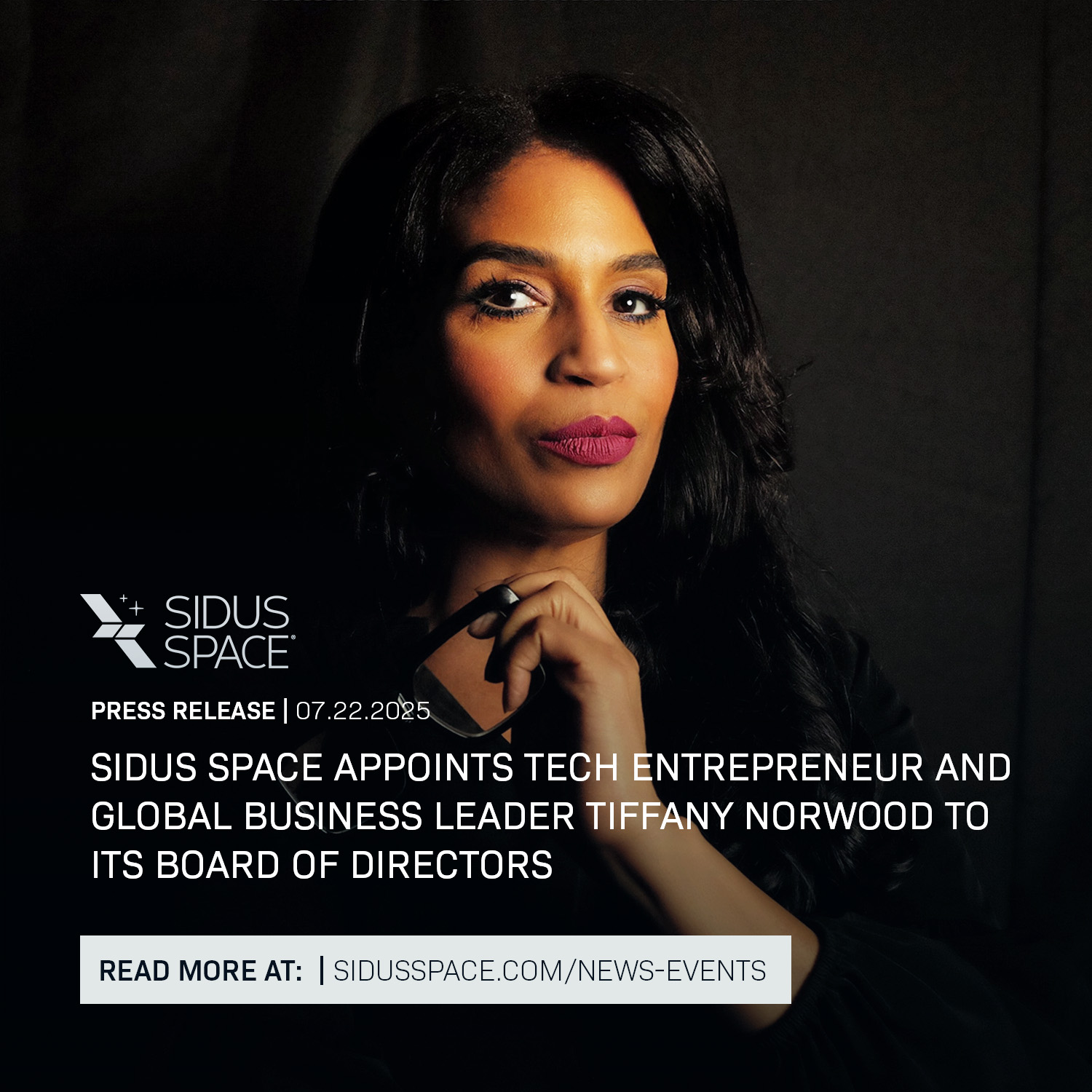 Sidus Space Appoints Tech Entrepreneur and Global Business Leader Tiffany Norwood to its Board ...